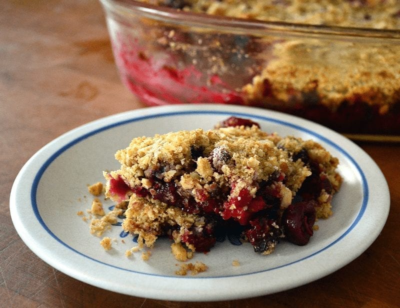 Grannie Geek: Cherry Cranberry Crumble